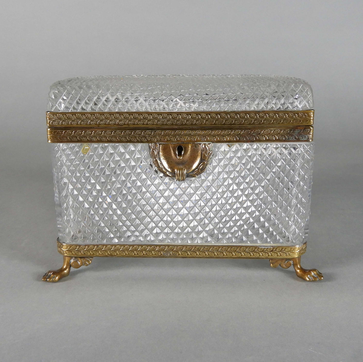 Antique French Cut Lead Crystal Casket – Grand Central Inc